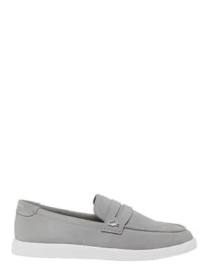 Lacoste Cochet Slip On Loafers - Grey/white