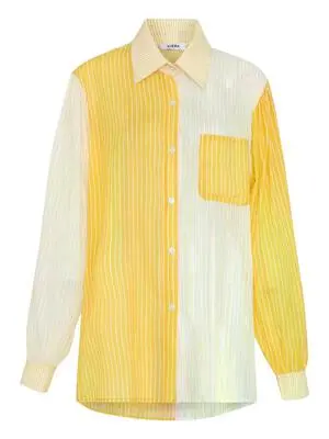 AMIR SLAMA Long Sleeve Shirt - Yellow