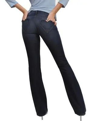 REFORMATION Kenny Low Rise Bootcut Jeans Cass