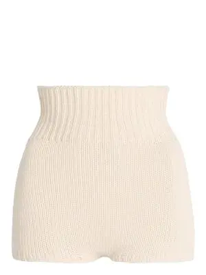 AISLING CAMPS Batty Rider Cotton-blend Shorts - Ivory