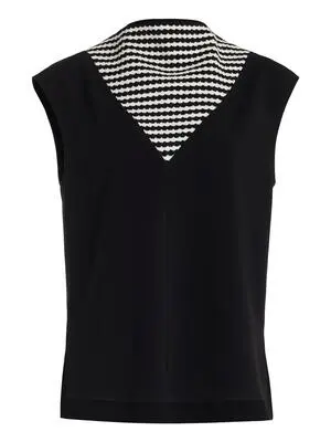 Proenza Schouler Prescott Knit Crepe Top - Black