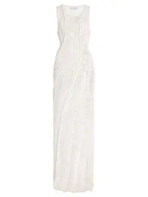 AISLING CAMPS Crochet Maxi Dress - Ivory