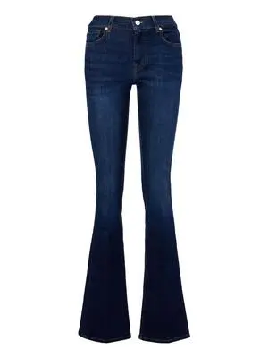 7 For All Mankind Mid-rise Bootcut Jeans - Blue