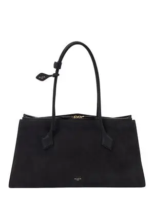 Alaïa Le Teckel Leather Tote - Black