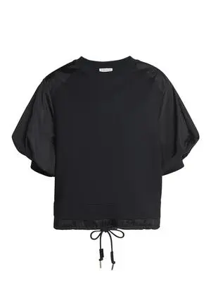 Moncler Short-sleeve Combo T-shirt - Black