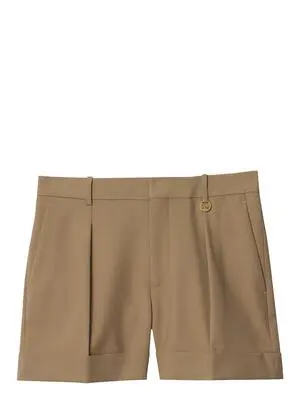 Burberry Pleated Cuffed Shorts - Puddle