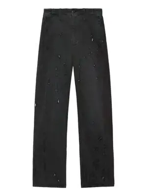 MAISON MARGIELA Paint Splatter Jeans - Black