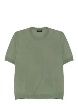 BALLANTYNE Knitted T-shirt - Green