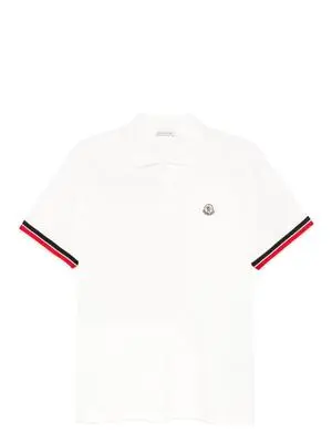 Moncler Shortsleeved Polo Shirt - White