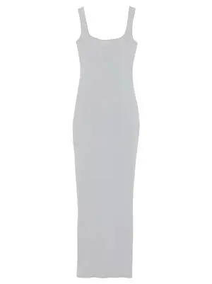 ENTIRE STUDIOS Square-neck Maxi Dress - Grey