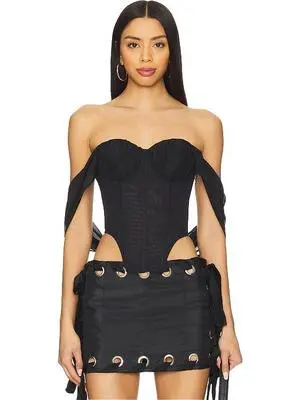 AMOR MIA Assassin Corset Top - Black