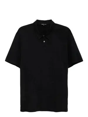 JAMES PERSE Brushed Lotus Polo Shirt - Blue