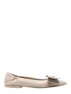 POMME D´OR Bow-detail Ballerina Flats - Neutrals