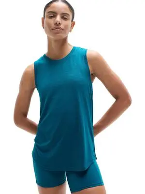 Athleta Breezy Relaxed Tank - Coastal Teal