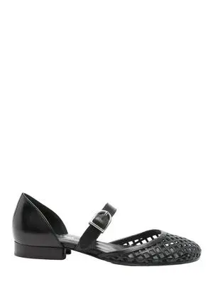 DURAZZI MILANO Cut-out Ballet Flats - Black