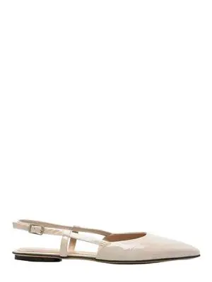 POMME D´OR Leather Ballet Flats - Neutrals