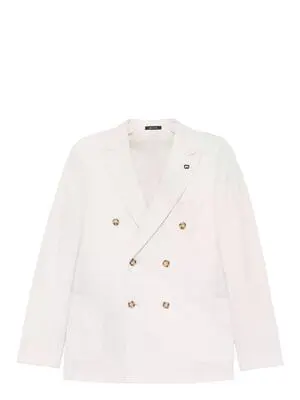 BRERAS MILANO Double-breasted Blazer - Neutrals