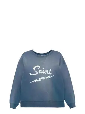 SAINT MXXXXXX Crew-neck Sweatshirt - Blue