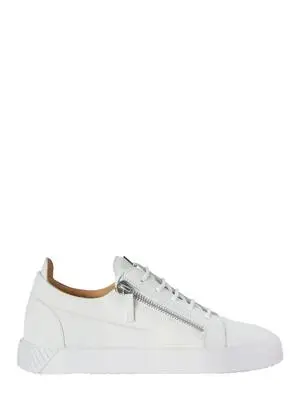 GIUSEPPE ZANOTTI Frankie Double-zip Low-top Sneakers - White