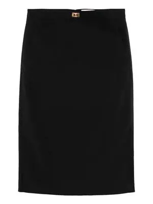 ELISABETTA FRANCHI Crepe Mini Skirt