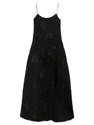 Bernadette Petit Beurre Maxi Dress - Black