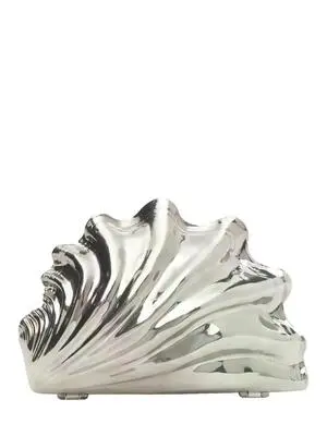 JW Anderson Shell Clutch - Silver