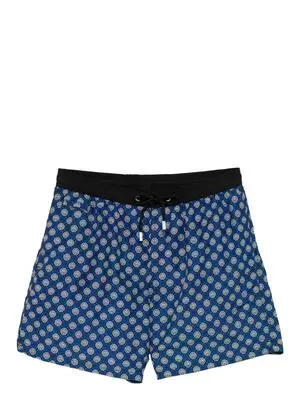 MC2 SAINT BARTH Inter-print Swim Shorts - Blue