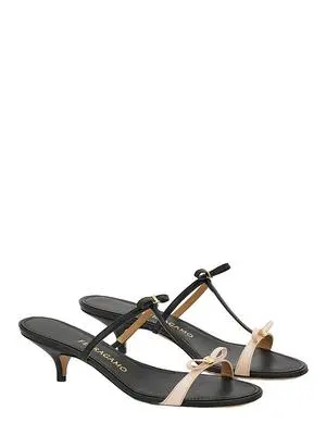 FERRAGAMO Abili 40 Mini Bow Sandals Ballet