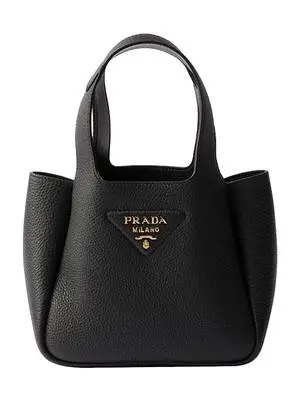 Prada Mini Leather Handbag - Black