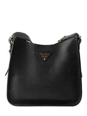 Prada Medium Leather Bag Black