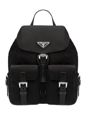 Prada Small Re-nylon Backpack - Black