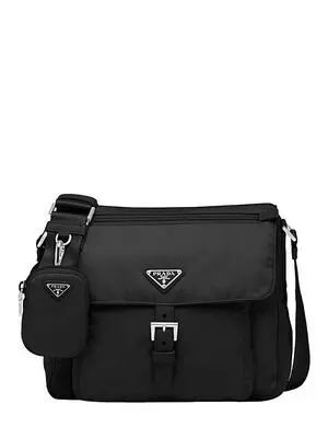 Prada Re-nylon Shoulder Bag - Black