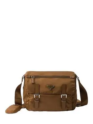 Prada Re-nylon Shoulder Bag - Brown