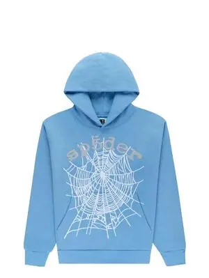 SP5DER Og Web V2 Hoodie - Dusty Blue