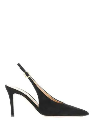 GIANVITO ROSSI 85mm Robbie Slingback Pumps - Black