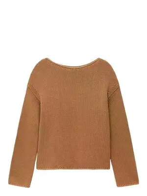 Another Tomorrow Knitted Jumper - Neutrals