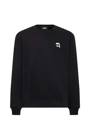 KARL LAGERFELD Karl Lagerfeld Ikon Appliqué Sweatshirt