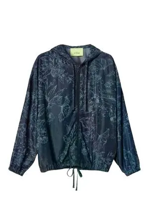 TWINSET Printed Jacket - Blue