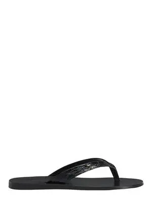 GIUSEPPE ZANOTTI Philemon Leather Sandals - Black