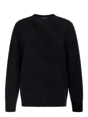 Roberto Cavalli Button-detailing Jumper - Black