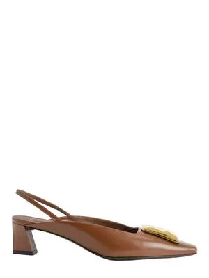GIUSEPPE ZANOTTI 45mm Brendha Stone Pumps - Brown