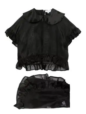 IOANA CIOLACU Dahlia Shorts Set - Black