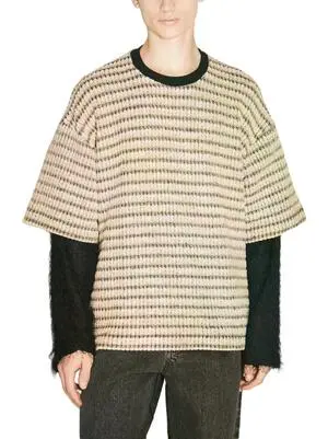 SONG FOR THE MUTE Double-layered Sweater - Neutrals