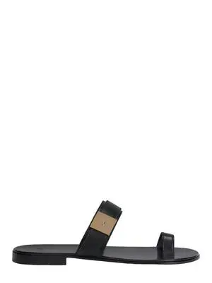 GIUSEPPE ZANOTTI Flavien Toe-loop Sandals - Black
