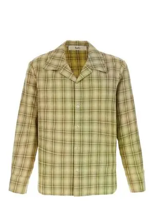 Séfr Ignacio Plaid-checked Shirt - Neutrals