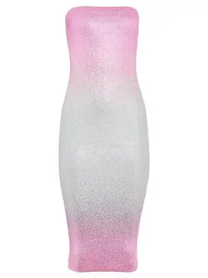 Retrofete Laina Strapless Dress - Pink