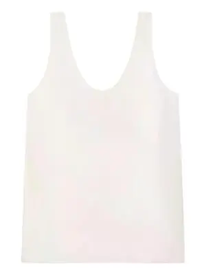 Another Tomorrow Silk Tank Top - Neutrals