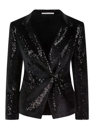 TAGLIATORE Sequin-Embellished Blazer