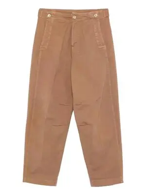 MERCI Gabardine Trousers - Brown
