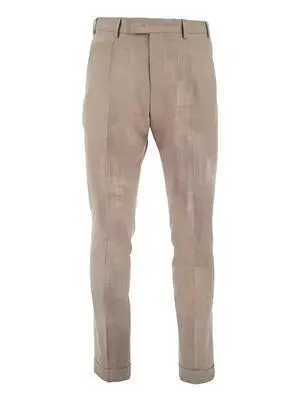 PT TORINO Pleated Trousers - Neutrals